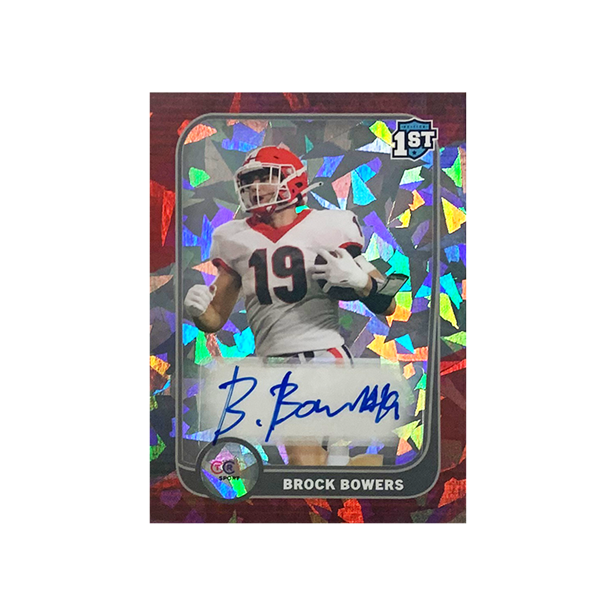 Brock Bowers Auto - Red and White 1/1 – TruCreator