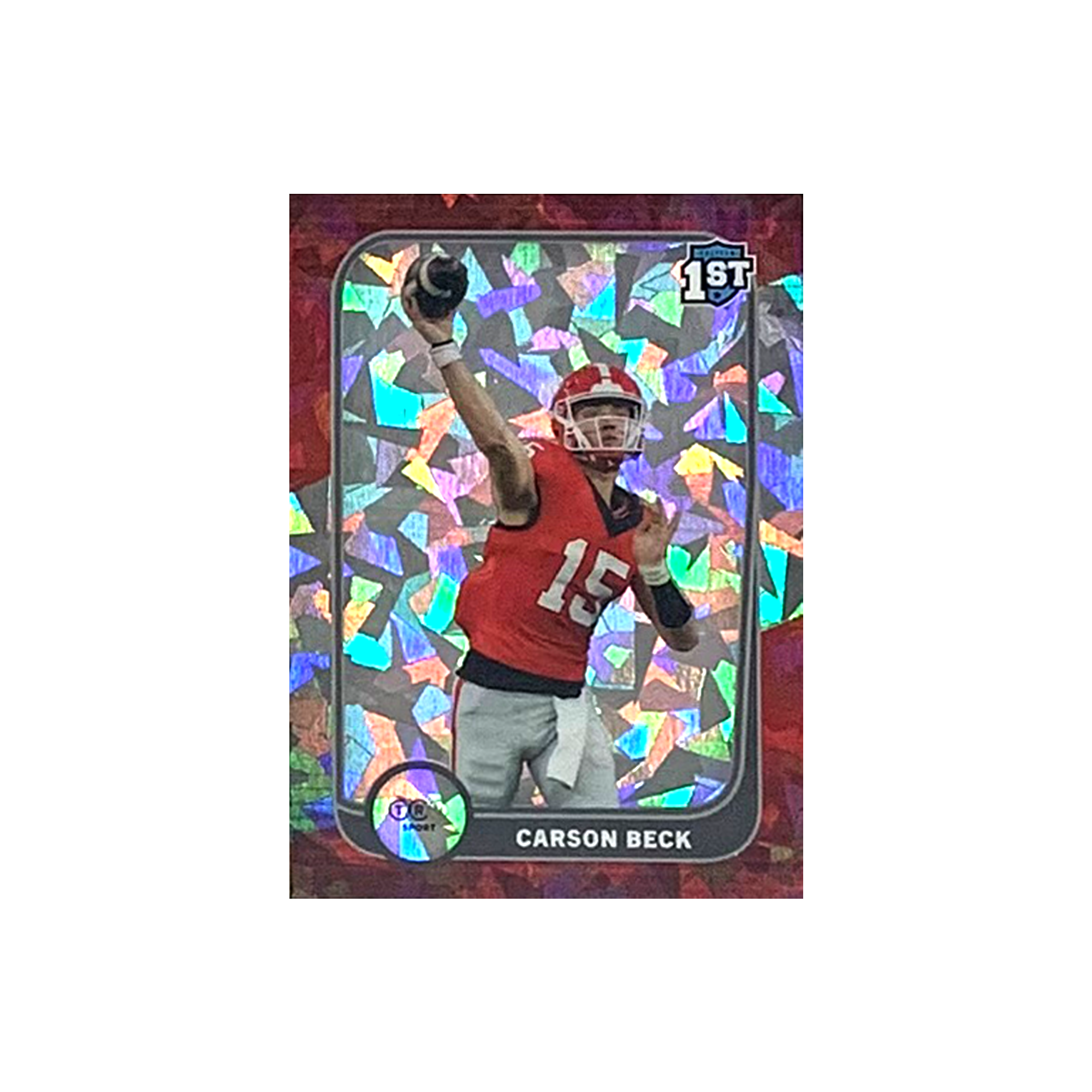 Carson Beck - Red and White 1/1 – TruCreator